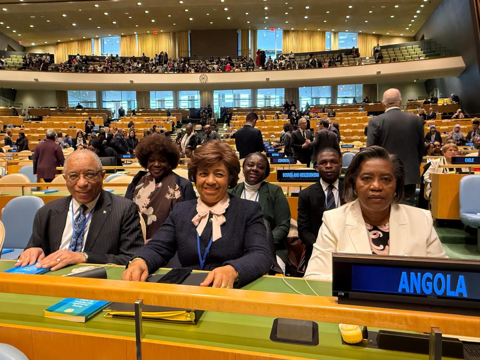 DELEGAÇÃO ANGOLANA PARTICIPA NA REUNIÃO DA CSW 2025 - Portal - masfamu ...